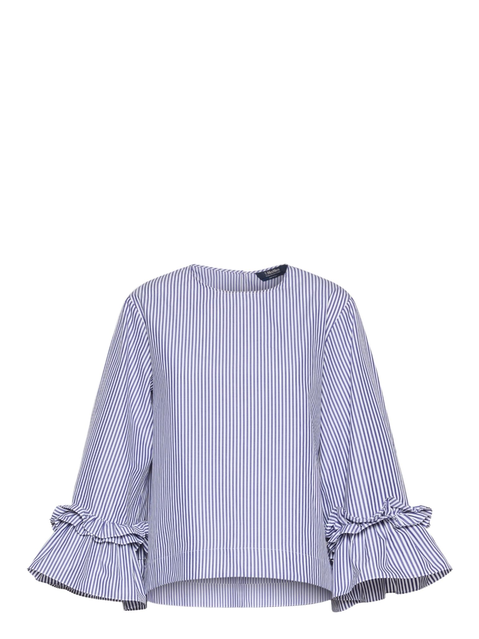 MAX MARA Max Mara Poplin Ruffled Blouse